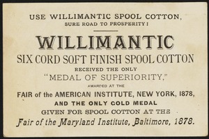Willimantic Linen Co., 200 yds, 50, the best thread for sewing machines ...