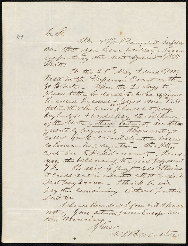 Letter from M. S. Brewster, [New York], to Amos Augustus Phelps, [September 1843] - Digital ...