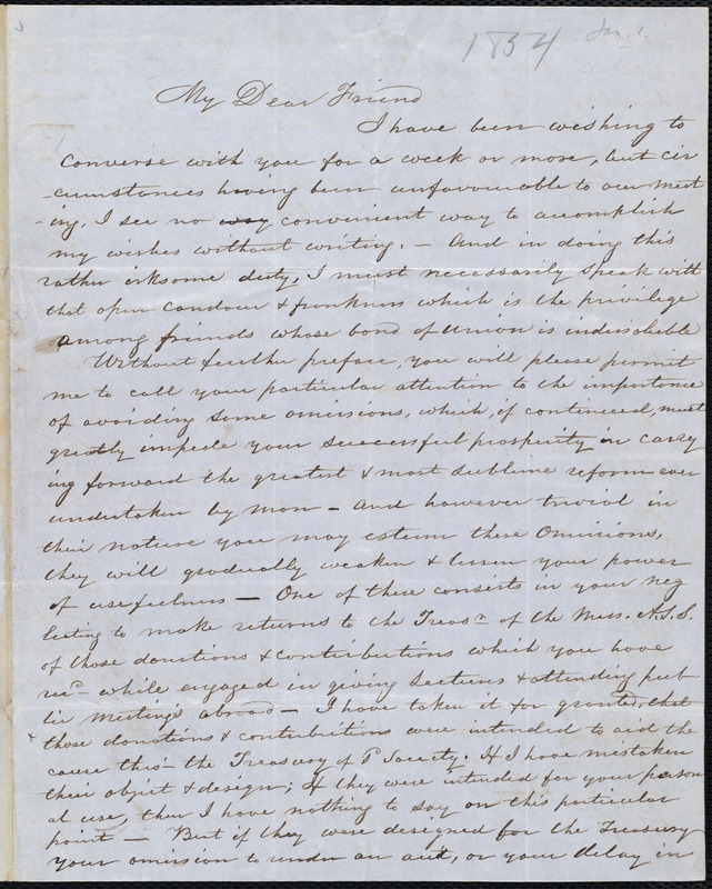 Letter from Samuel Philbrick, Brookline, [Mass.], to William Lloyd ...