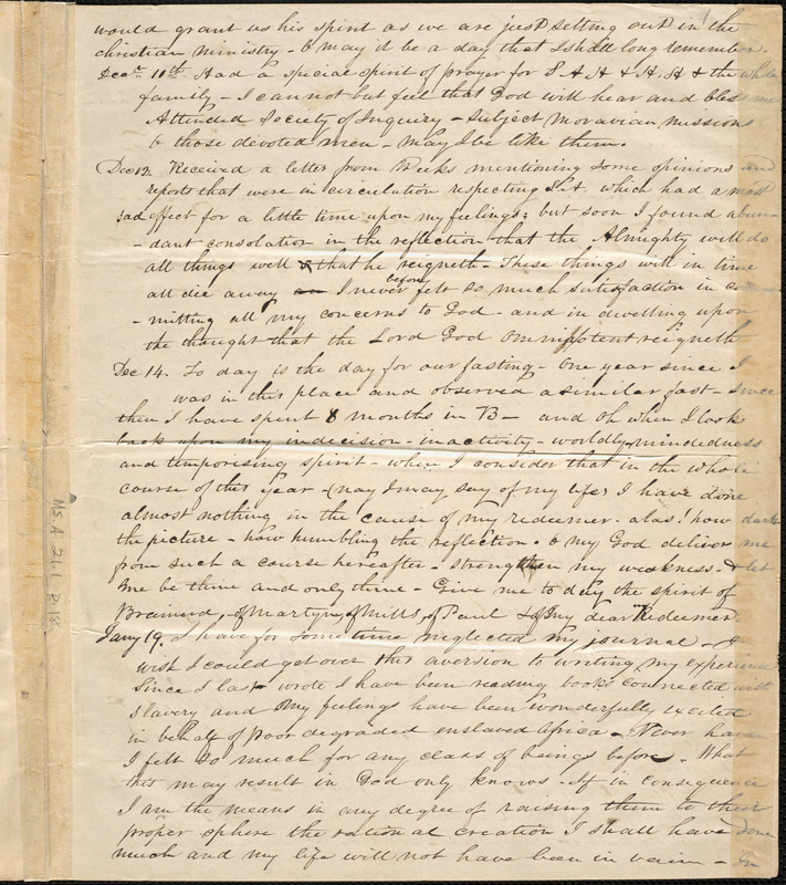 Journal by Amos Augustus Phelps from 1827 to 1830 - Digital Commonwealth