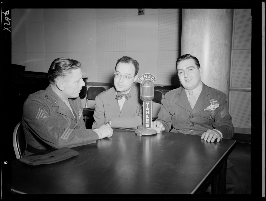 Marine interview with Les Smith at WNAC - Digital Commonwealth