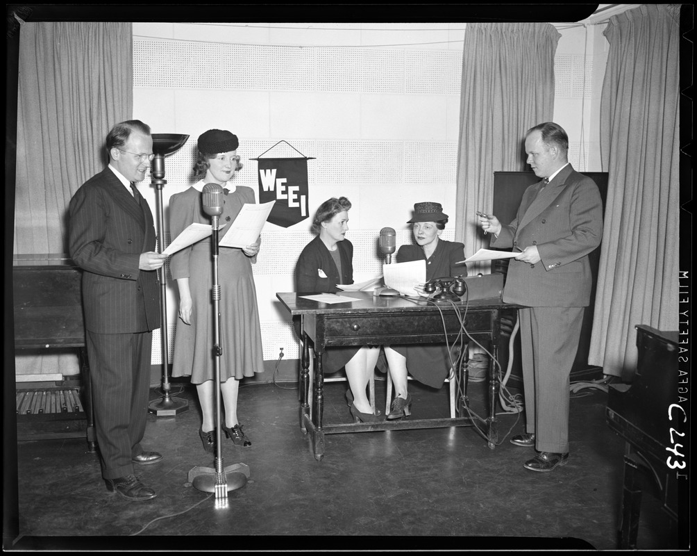 WEEI Paine Furniture rehearsal - Digital Commonwealth