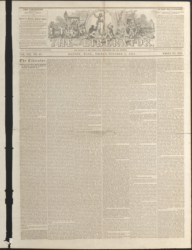 The Liberator. October 03, 1851 - Digital Commonwealth