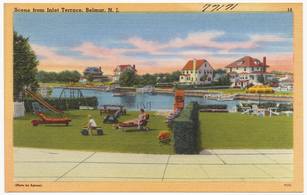 Scene from Inlet Terrace, Belmar, N. J. - Digital Commonwealth