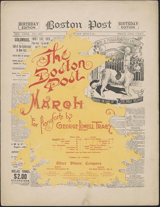 The Boston Post march - Digital Commonwealth