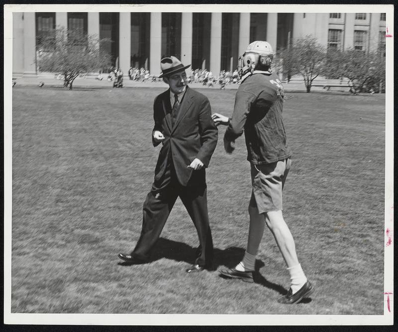 After Making His Point Referee Fassett is ordered from the field by a ...