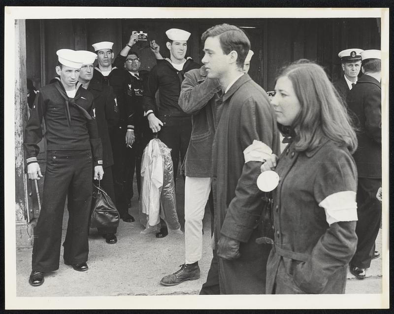 Marches pass sailors at Army base - Digital Commonwealth