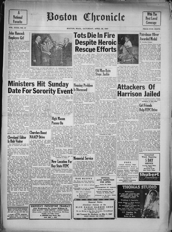 Boston Chronicle. April 26, 1947 - Digital Commonwealth
