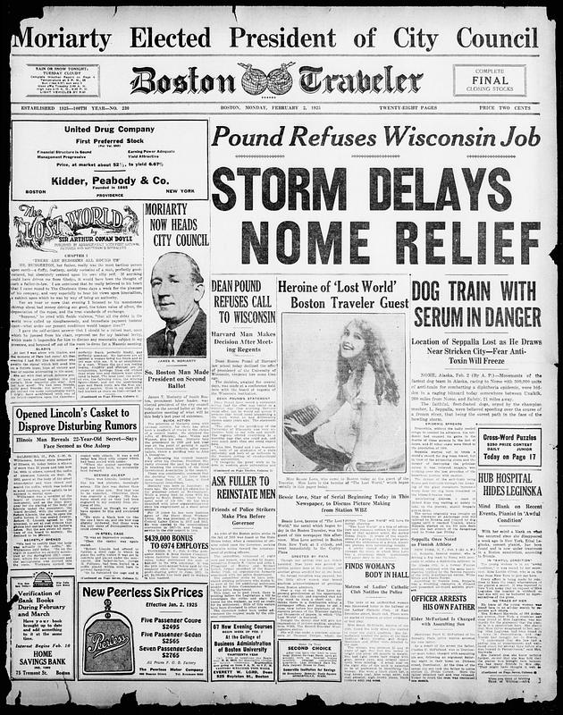 The Boston Traveler. February 02, 1925 - Digital Commonwealth