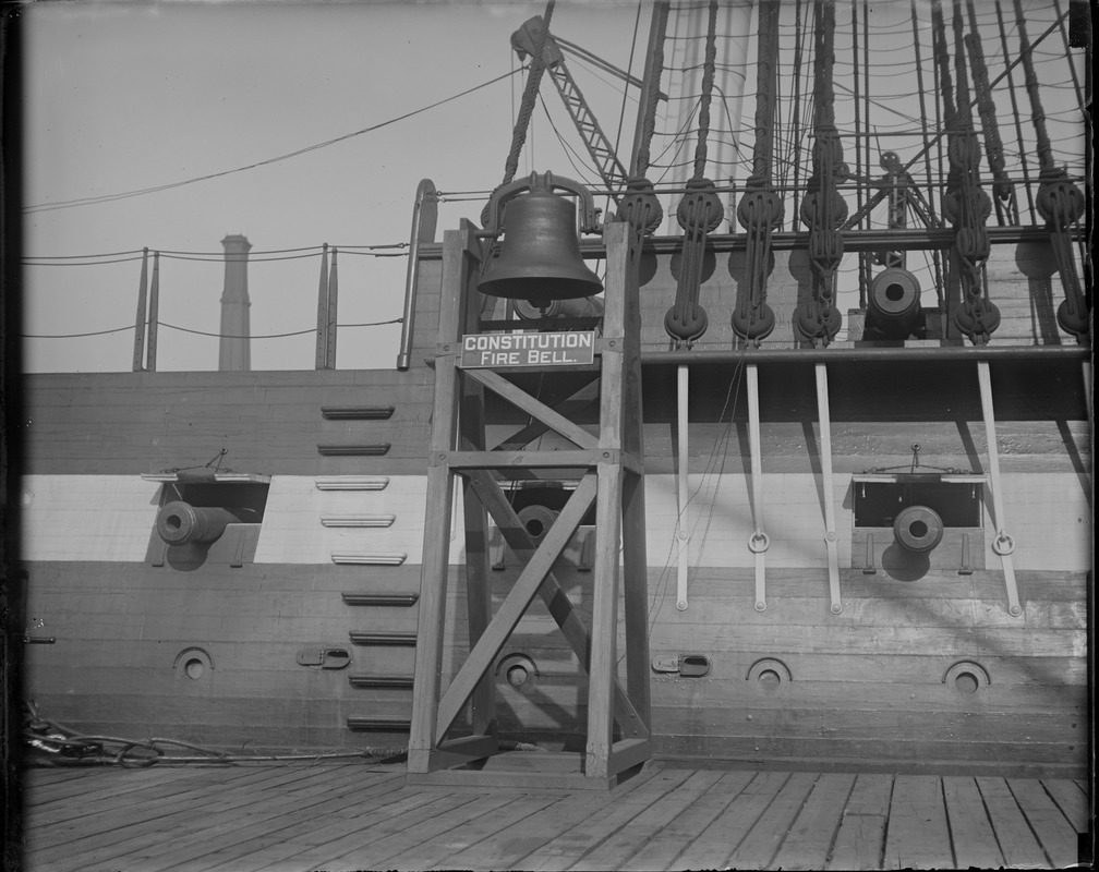 Fire bell of the USS Constitution at Charlestown Navy Yard - Digital ...