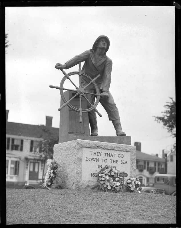 Fisherman's statue, Gloucester - Digital Commonwealth