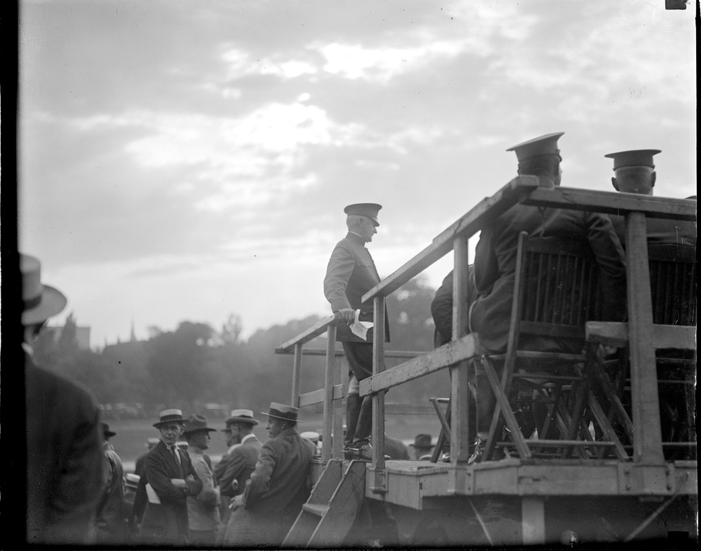 Sun sets over farewell ceremony for General Edwards - Digital Commonwealth