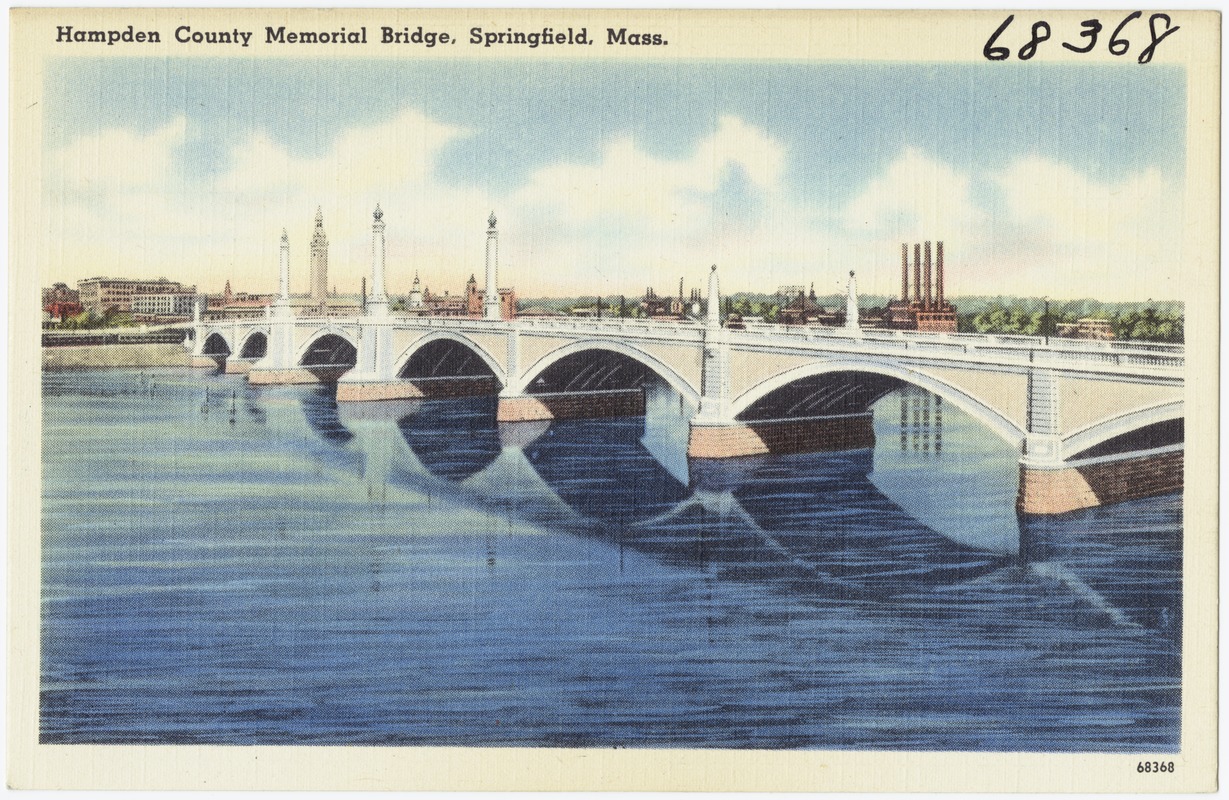 Hampden County Memorial Bridge, Springfield, Mass. - Digital Commonwealth