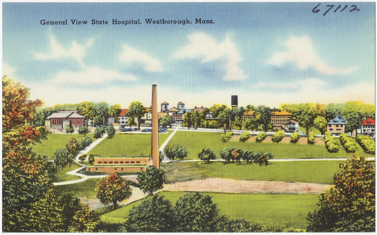 General view State Hospital, Westborough, Mass. - Digital Commonwealth
