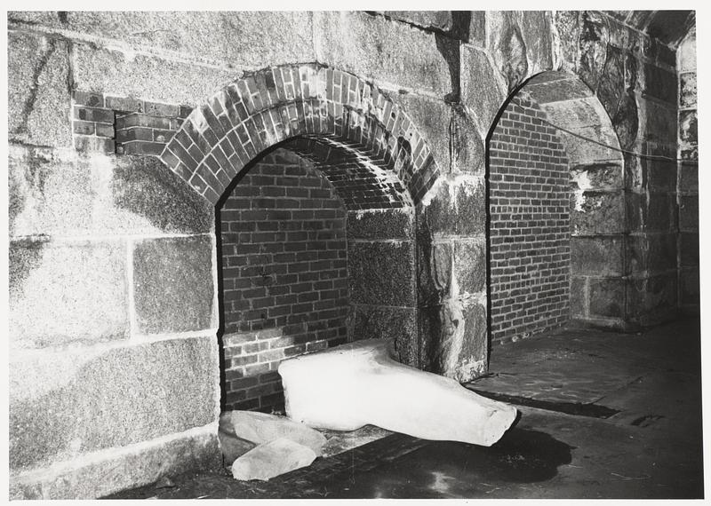 Ft. Independence, Castle Island, South Boston. Photo of interior before ...