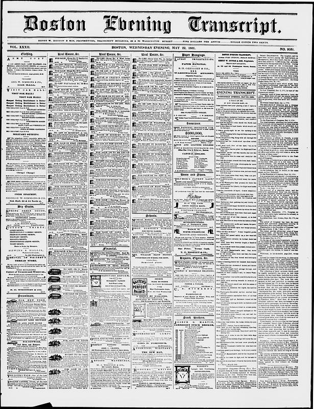 Boston Evening Transcript - Digital Commonwealth
