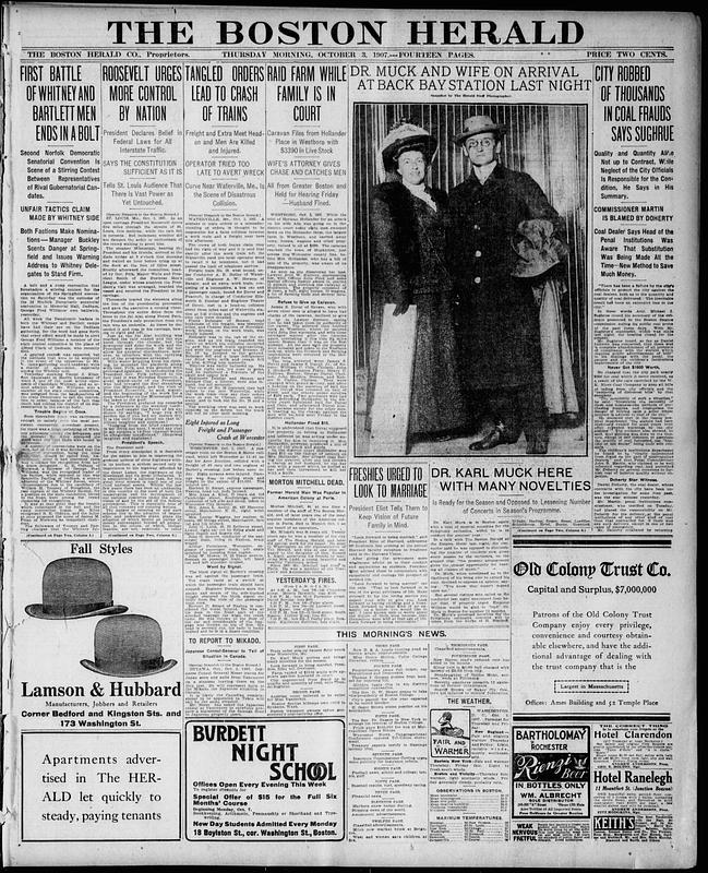 The Boston Herald. October 03, 1907 - Digital Commonwealth