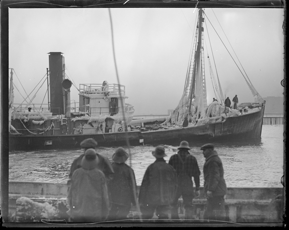 Ice-clad trawler Gemma - Digital Commonwealth