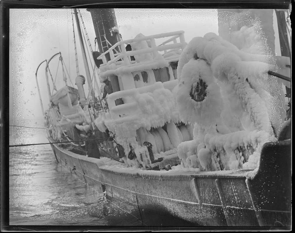 Ice-clad trawler Gemma - Digital Commonwealth