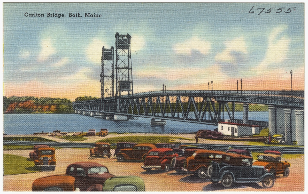 Carlton Bridge, Bath, Maine - Digital Commonwealth