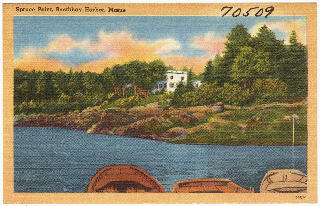 Spruce Point, Boothbay Harbor, Maine - Digital Commonwealth