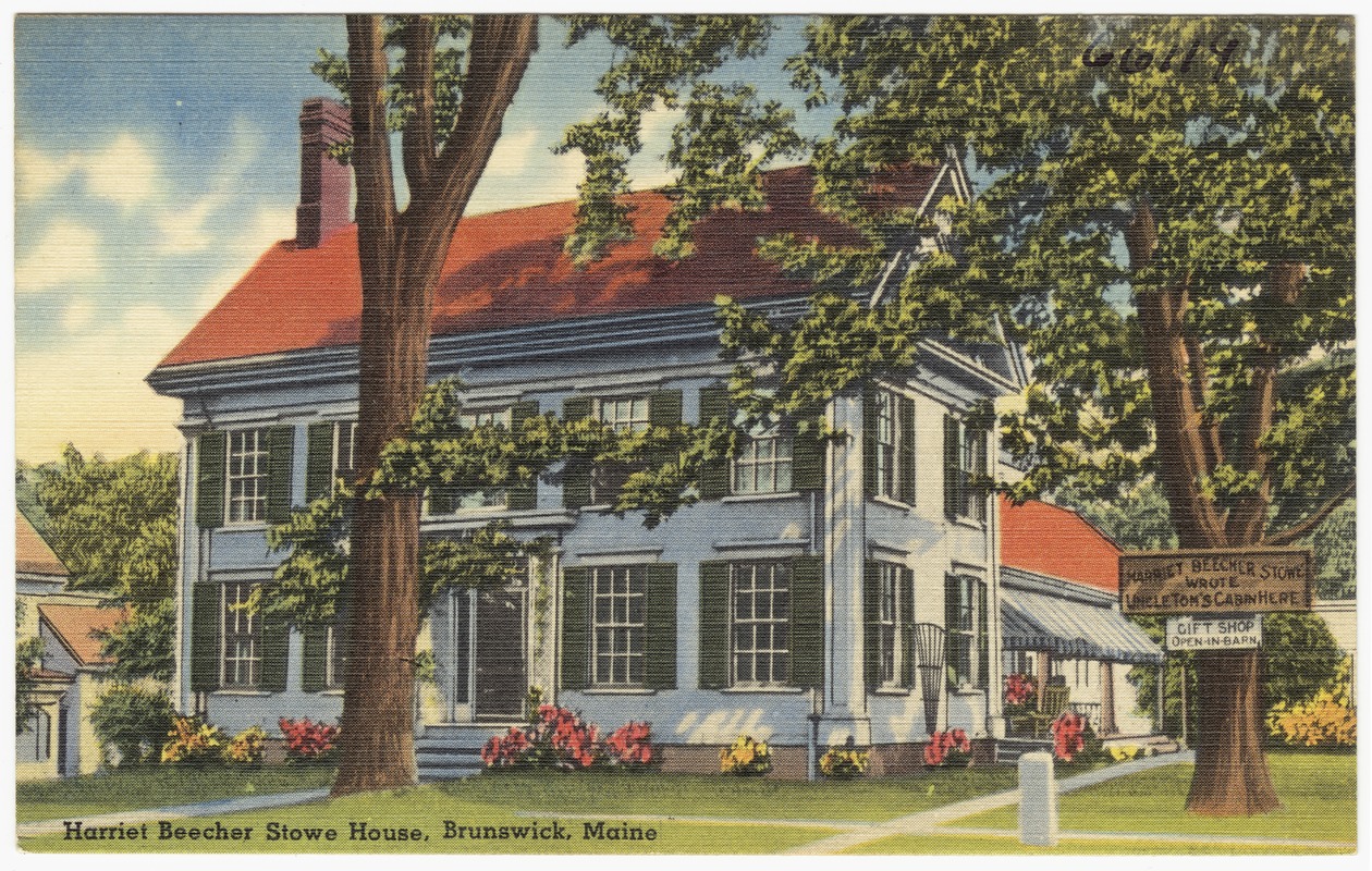 Harriet Beecher Stowe House, Brunswick, Maine - Digital Commonwealth