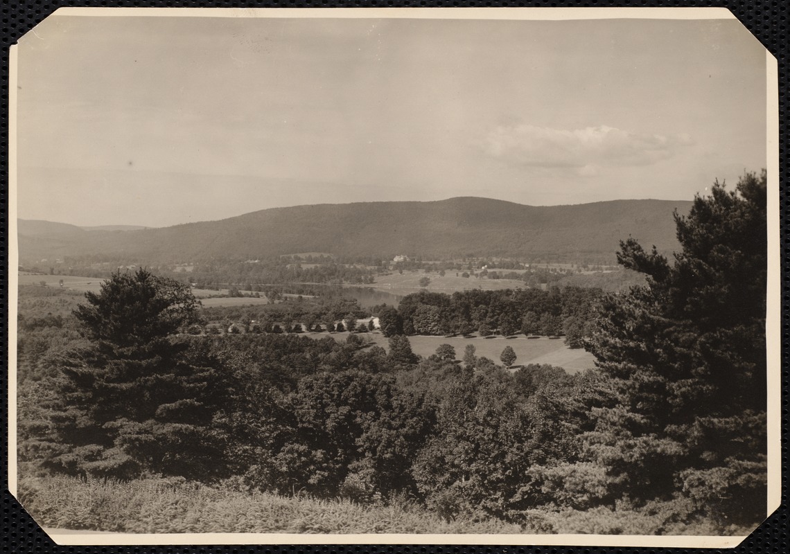 Aspinwall Hotel: view looking to fields - Digital Commonwealth