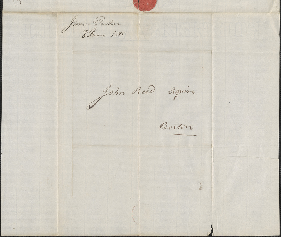 James Parker to John Read and William Smith, 6 June 1811 - Digital ...