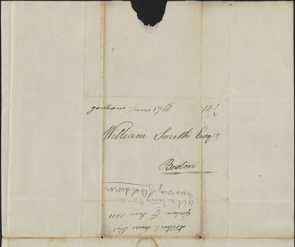 Lothrop Lewis to William Smith, 17 June 1811 - Digital Commonwealth