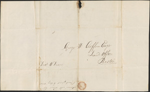 Samuel Pond to George Coffin, 5 August 1820 - Digital Commonwealth