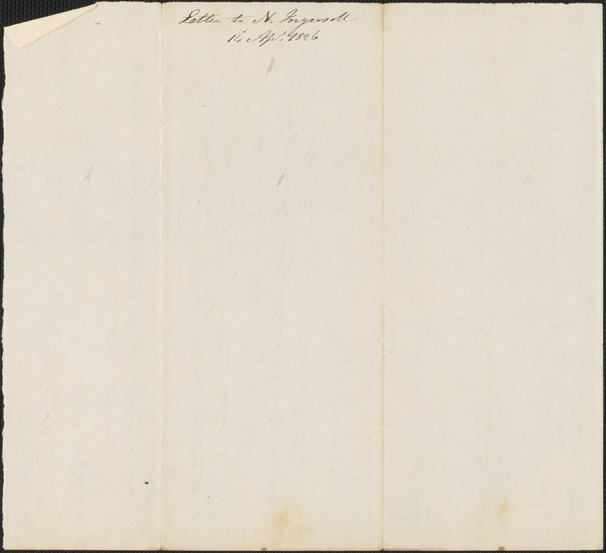 George Coffin to Nathaniel Ingersoll, 14 April 1826 - Digital Commonwealth