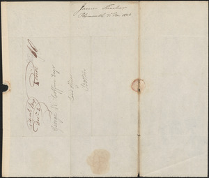 James Thatcher to George Coffin, 30 November 1826 - Digital Commonwealth