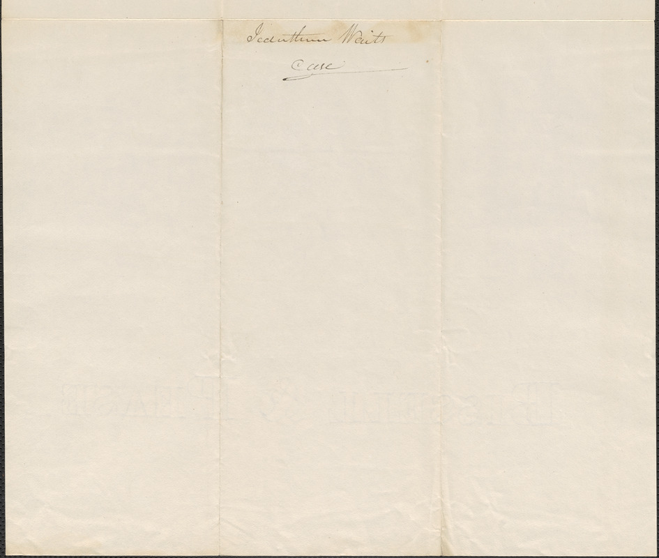 James Edward to William Wait, 29 July 1828 - Digital Commonwealth