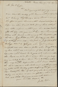 Jonathan Fish to George Coffin, 29 August 1828 - Digital Commonwealth