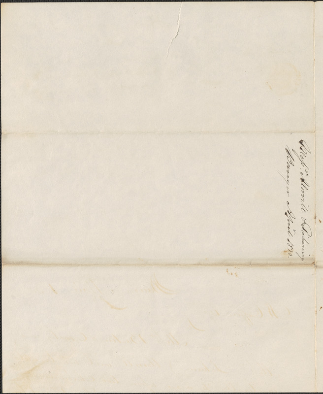 George Pickering to George Coffin, April 1830 - Digital Commonwealth