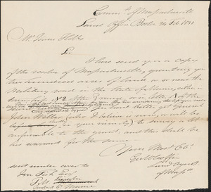 George Coffin to Isaac Hobbs, 24 February 1831 - Digital Commonwealth