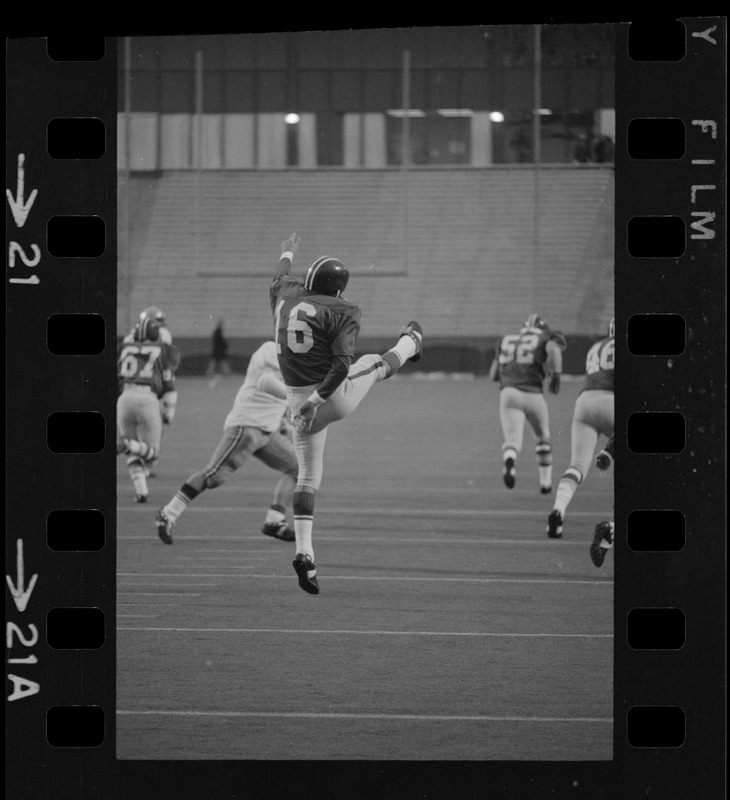 Boston College vs. Holy Cross football game at Schaefer Stadium ...