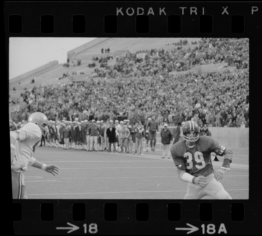 Boston College vs. Holy Cross football game at Schaefer Stadium ...