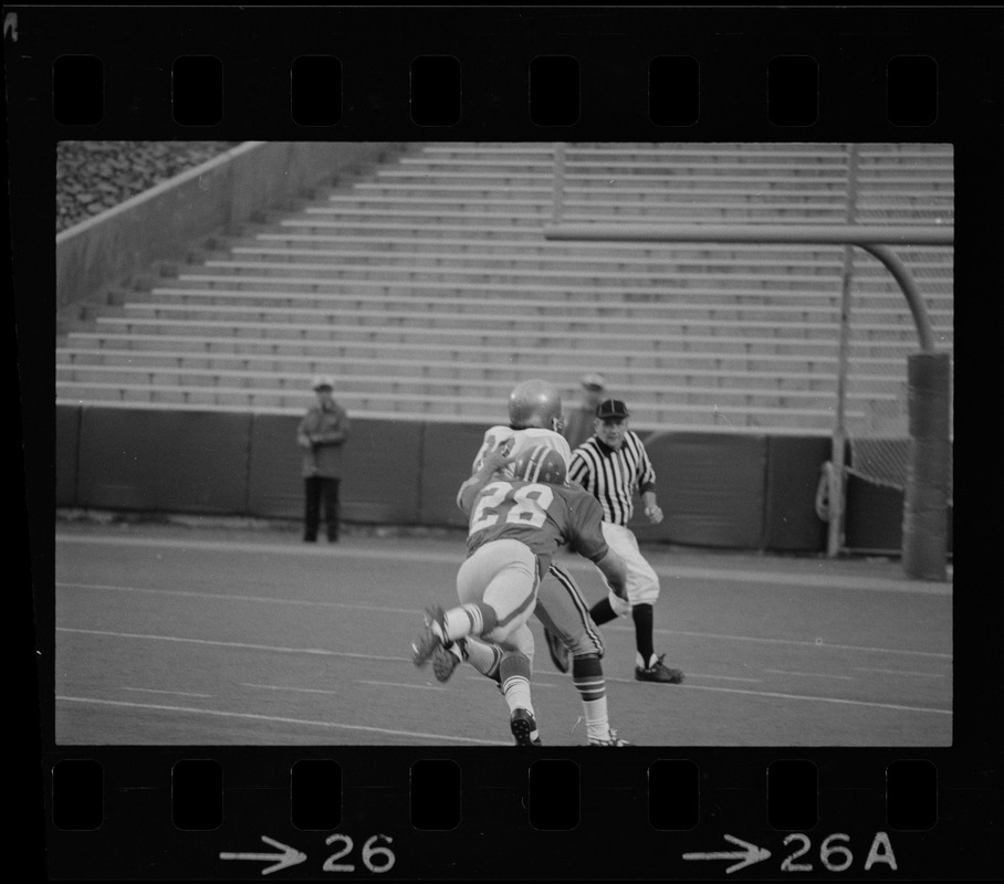 Boston College vs. Holy Cross football game at Schaefer Stadium ...