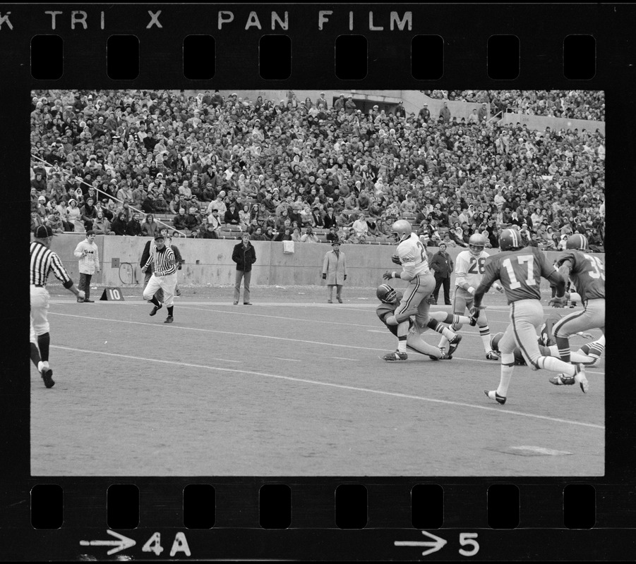 Boston College vs. Holy Cross football game at Schaefer Stadium ...