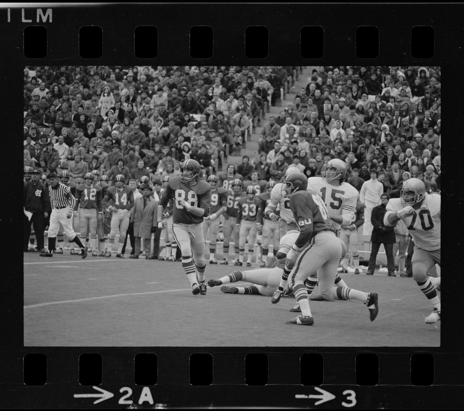 Boston College vs. Holy Cross football game at Schaefer Stadium ...