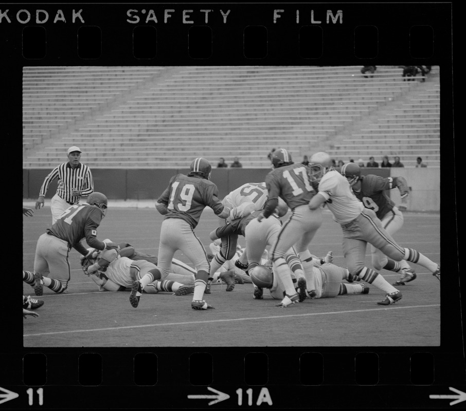 Boston College vs. Holy Cross football game at Schaefer Stadium ...