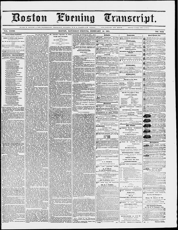 Boston Evening Transcript - Digital Commonwealth