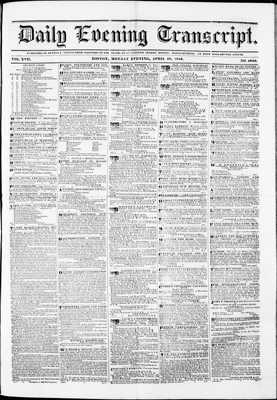 Daily Evening Transcript - Digital Commonwealth