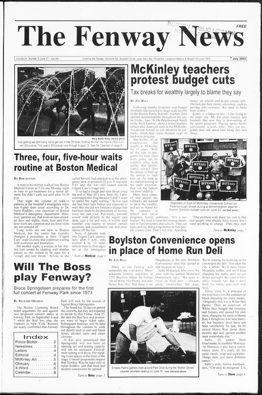 The Fenway News. June 27, 2003 - Digital Commonwealth