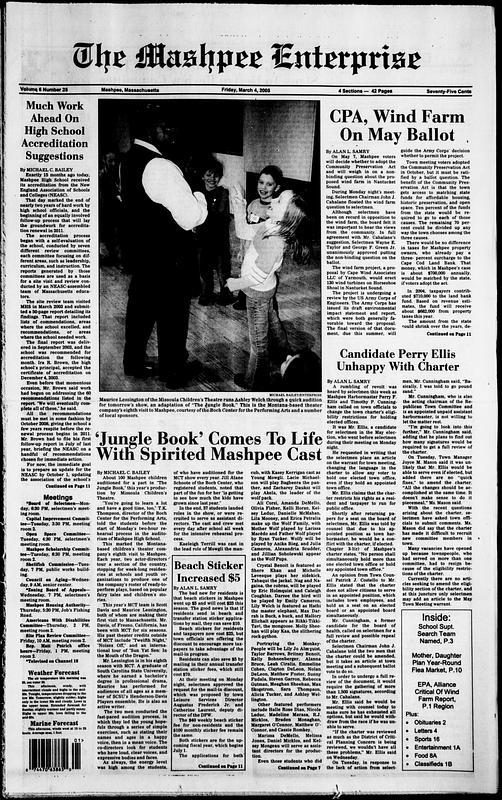 The Mashpee Enterprise. March 04, 2005 - Digital Commonwealth