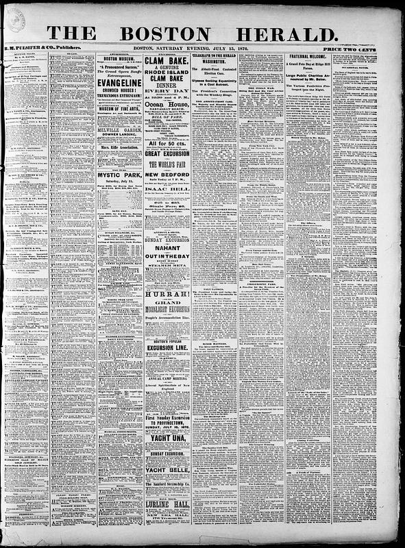 The Boston Herald. July 15, 1876 - Digital Commonwealth