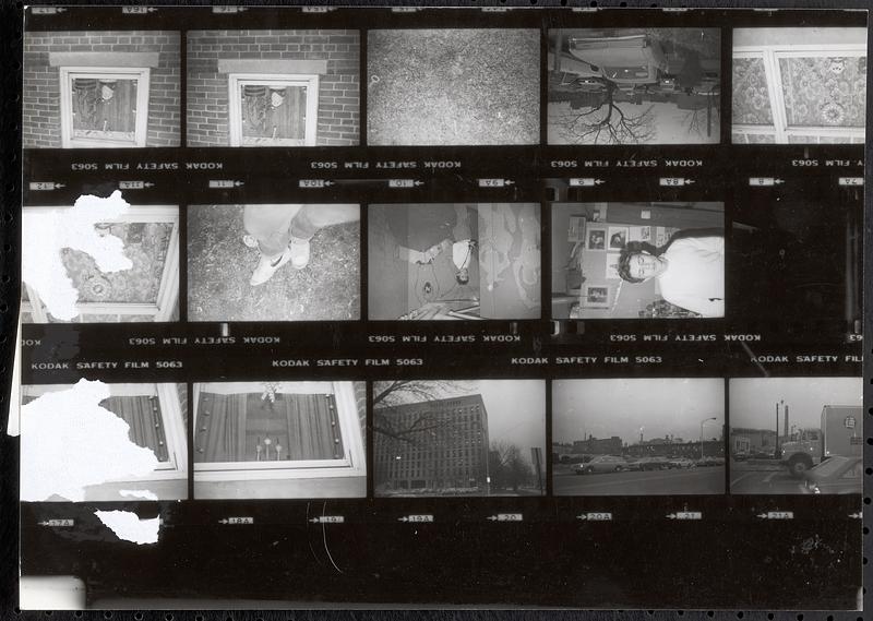 Contact sheet featuring windows - Digital Commonwealth