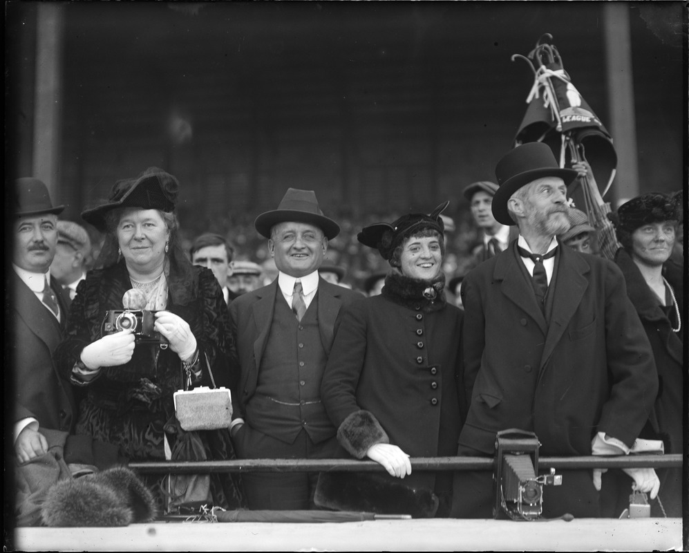 Honey Fitz with Lord and Lady Aberdeen at World Series Game, Braves ...