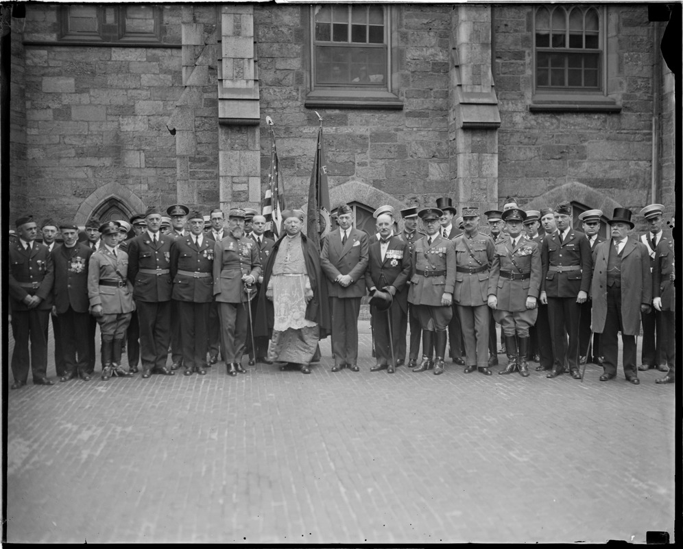 Cardinal O'Connell with visiting dignitary - Digital Commonwealth